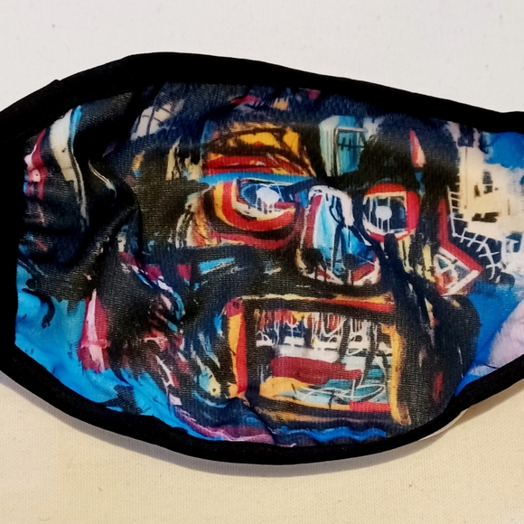 Accessories | Rare Basquiat Face Mask New Unisex | Poshmark